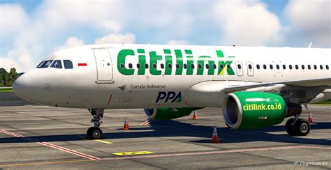 Fenix Simulation A320 V2b2 Citilink Pk Glp 8k For Microsoft Flight Simulator Msfs