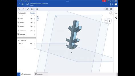 Snowflake Onshape Ios Tutorial Part One Youtube