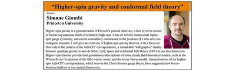 Higher Spin Gravity And Conformal Field Theory Topic Of Hamilton Colloquium