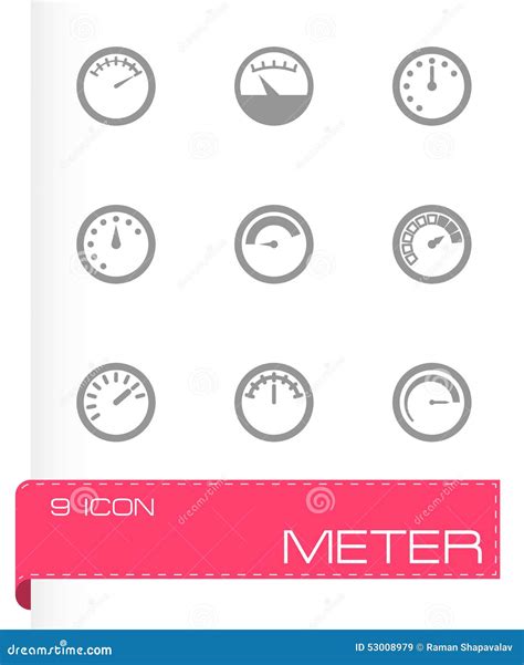 Vector Meter Graphic 37794775