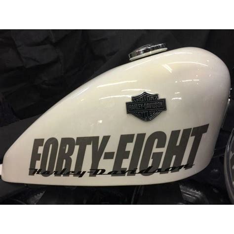 Harley Davidson Forty Eight Tank Decals Stickers 1set Shopee Malaysia