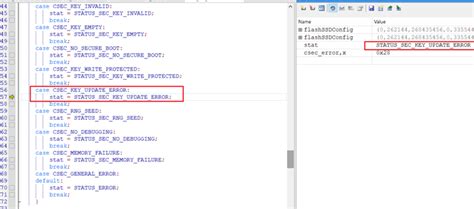 csec：csec is enabled the csec master ecu cannot be loaded properly