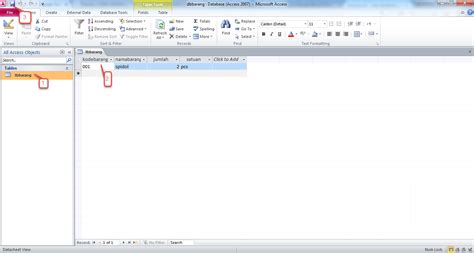 CARA MUDAH MEMBUAT DATABASE DI MS ACCESS Tips Seputar Sistem Informasi