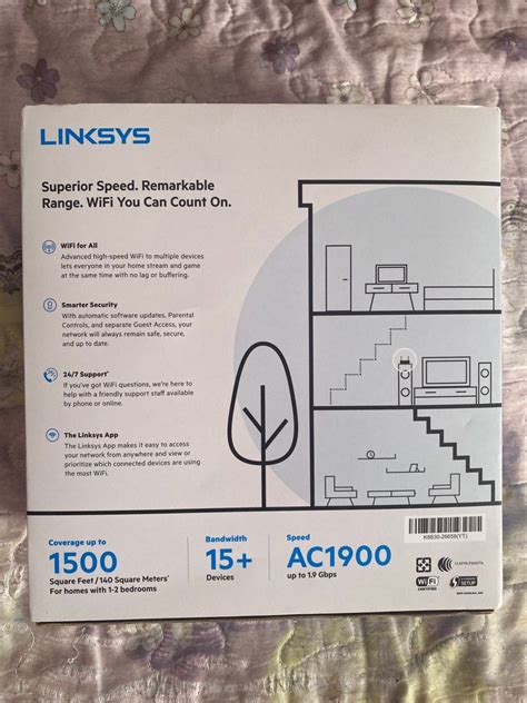 Linksys MAX STREAM Dual Band AC1900 WiFi 5 Router Computers Tech Parts Accessories