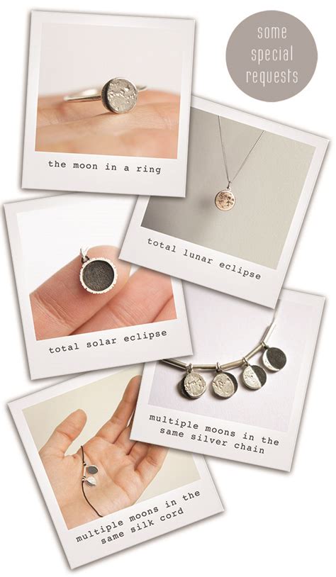 UNDER THIS MOON Personalized Lunar Phase Charms