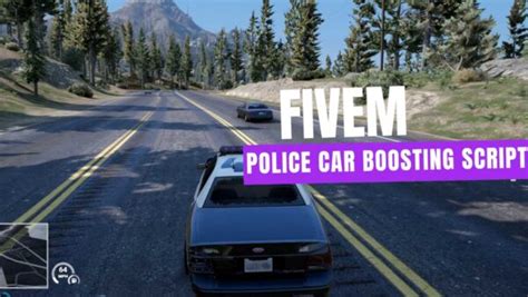Police Car Boosting Script Fivem Qbcore Script