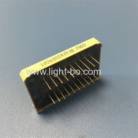 Customized Multicolour 8 Digit 7 Segment Led Display Common Anode For Temperature Controller