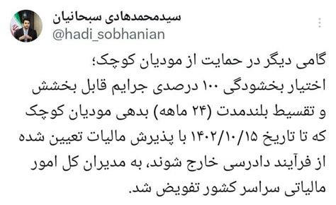 اختیار بخشودگی جرایم مالیاتی کوچک به مدیران کل امور مالیاتی استان‌ها واگذار شد