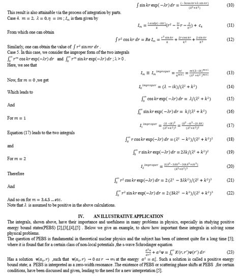 The Use Of Some Important Integrals In Physics