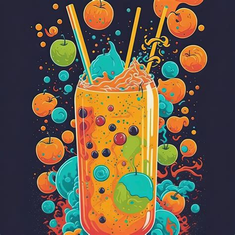 Premium Vector Illustration Vector Juice Fruites