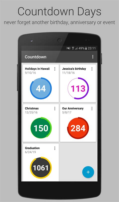 Countdown Days App And Widget For Android Apk Download