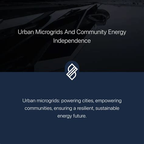 Urban Microgrids And Community Energy Independence → Scenario