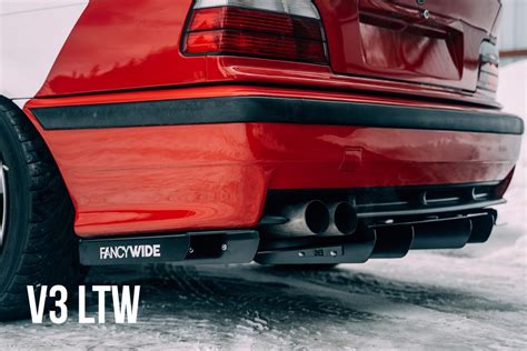 Bmw E36 Fancywide Rear Full Diffuser V3 Ltw My Classic Parts Classic Car Parts And Accessories