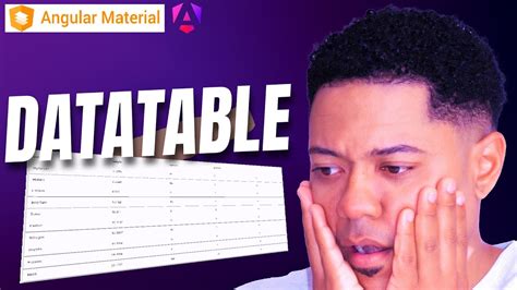 Datatable De Angular Material Reutilizable Angular 18 Youtube