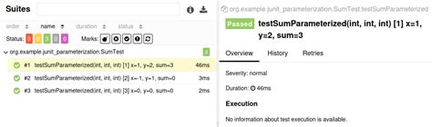 Allure Report Docs Junit 5 Parameterization