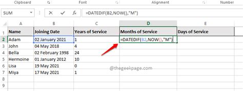 How To Find The Difference Between Two Dates In Microsoft Excel