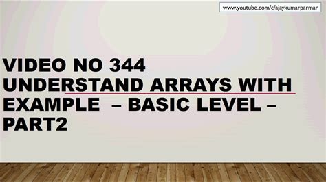 Learn Excel Video 344 Vba Arrays Example Basics Part 2 Youtube