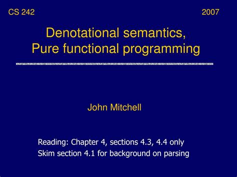 PPT Denotational Semantics Pure Functional Programming PowerPoint