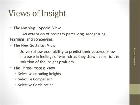 Insight Problem Solving 1 1