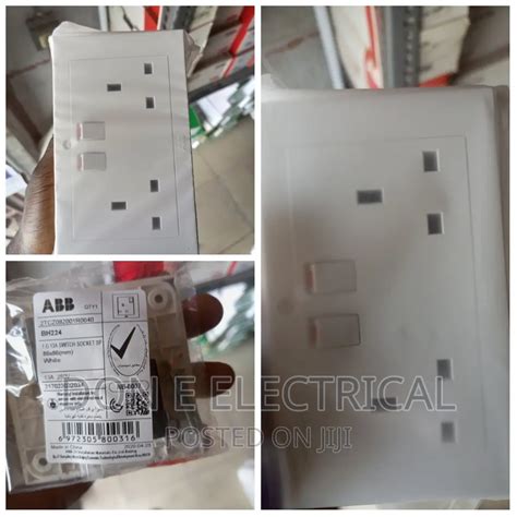 13amps Double Socket Abb Original In Lagos Island Eko Electrical