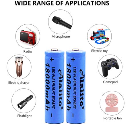 18650 Li Ion Battery 18000mah Rechargeable Battery Vicedeal