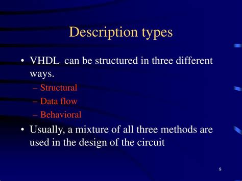 Ppt Vhdl Presentation Powerpoint Presentation Free Download Id5579522
