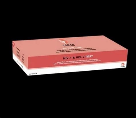 Oscar Hiv Test Kit Number Of Reactionsprepskit 50 Kits At ₹ 15