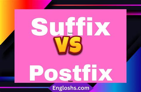 Postfix Vs Suffix Difference Explained With Examples 📚💡