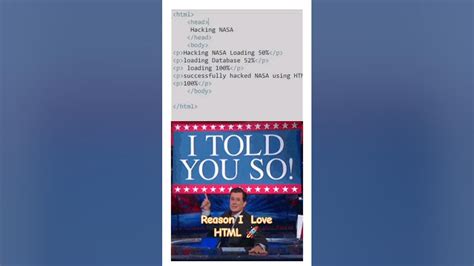 Hacking Nasa Using Html 🚀html Coding Webdevelopment Nasa Hacker