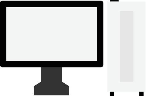 Monitor Hardware Vector Art Icons And Graphics For Free Download