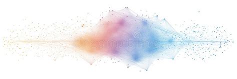 A Visual Representation Of A Data Cloud Featuring Thin Lines Extending