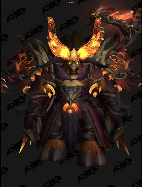 Tauren Or Troll Druid Of The Flame Rtransmogrification
