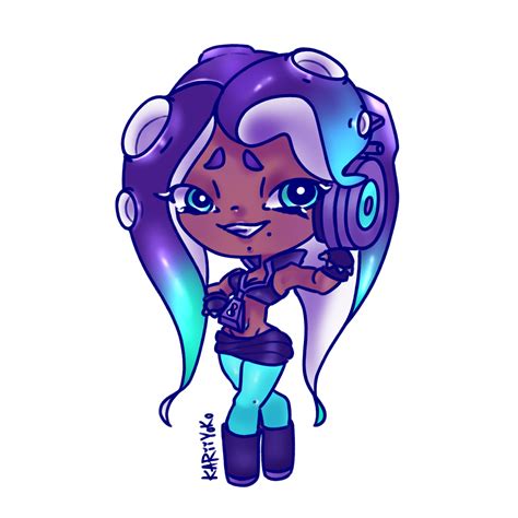 Splatoon Marina Keychain Remake On Storenvy