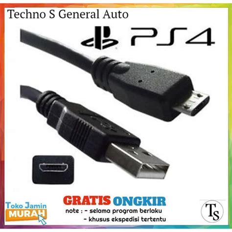 Promo Kabel Cas Stik Ps4 Usb Charger Gamepad Ps4 Kabel Charger