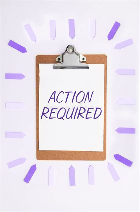Hand Writing Sign Action Required Concept Meaning Regard An Action