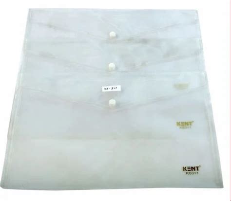 Transparent Button File Folder B5 At 11 25 Piece In Chennai ID 2852534008388