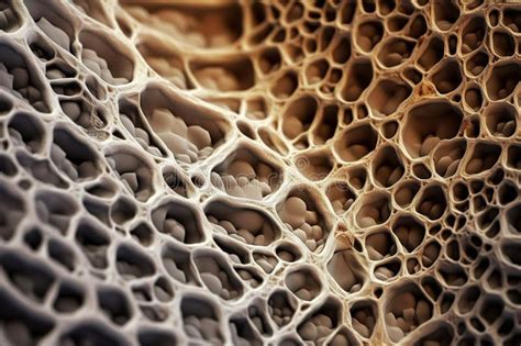 Scanning Electron Microscope Bone Tissue Generative Ai Stock Illustration Illustration Of