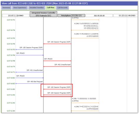 Rove Handset Fails To Respond To Prack Challenge Causing Calls To Drop After 15 Seconds Hp