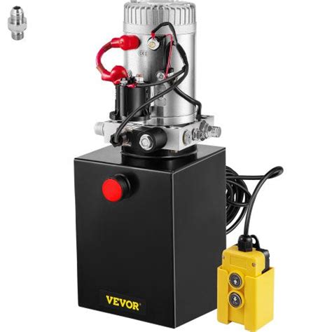 6l Hydraulic Pump Single Acting Hydraulic Unit Dc12v Single Acting