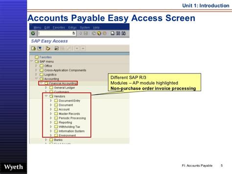 Sap Accounts Payable Introduction