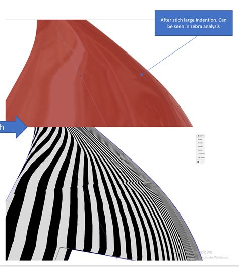 Stitching Surfaces Into A Body Causes My Curvature Smoothness To Go Away Autodesk Community