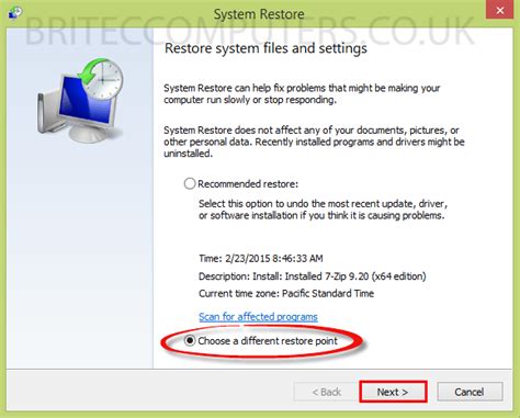 How To Use System Restore In Windows 8