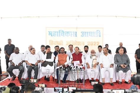 Ncp On Twitter विधीमंडळ हिवाळी अधिवेशनाच्या पूर्वसंध्येला महाविकास