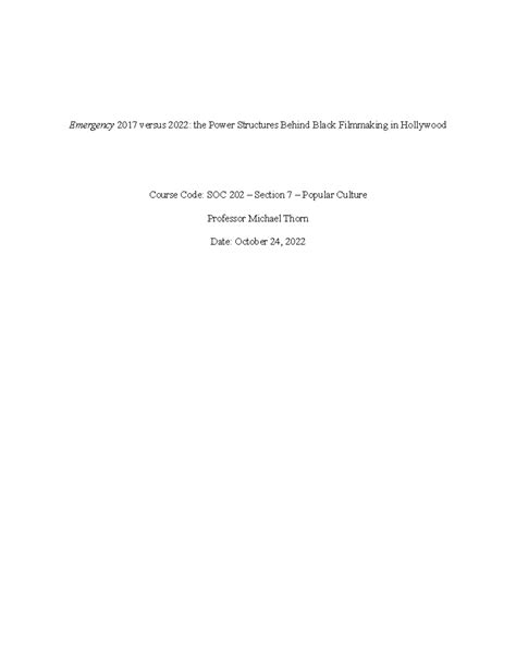 Sample Proposal Good But With Errors Emergency 2017 Versus 2022 The Power Structures Behind