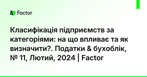 Класифікація підприємств за категоріями на що впливає та як визначити Податки And бухоблік