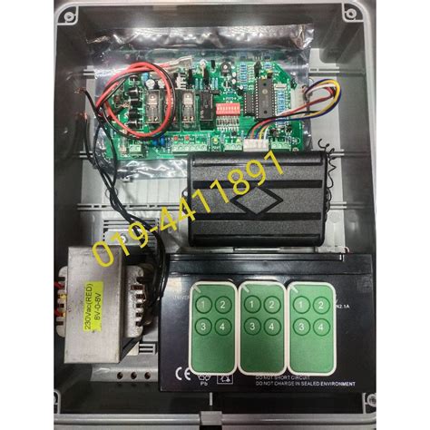 Swing Folding Autogate Control Box Dc Swing Motor Panel Boxset With Transformer Remote Control