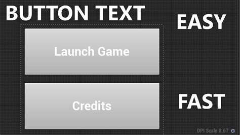 add text to your buttons unreal engine 4 27 tutorial youtube