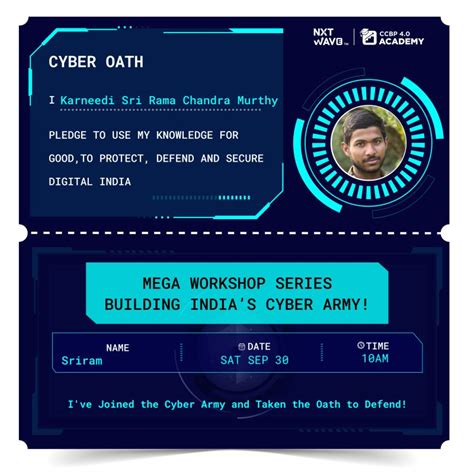 join our ethical hacking mega workshop sriram karneedi posted on the