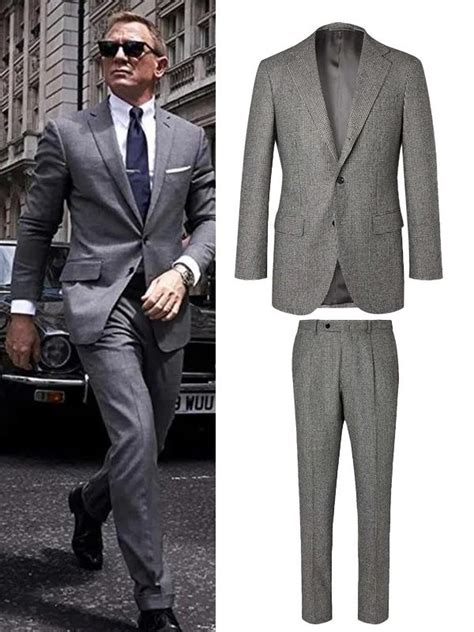 James Bond Grey Suit Daniel Craig