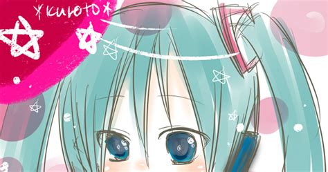 初音ミク らくがきみく 音無 黒兎びえぇのイラスト Pixiv
